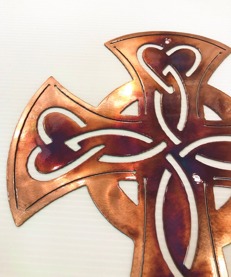Celtic Trinity Cross Plasma Cut Indoor or Outdoor Metal Wall Art - Etsy