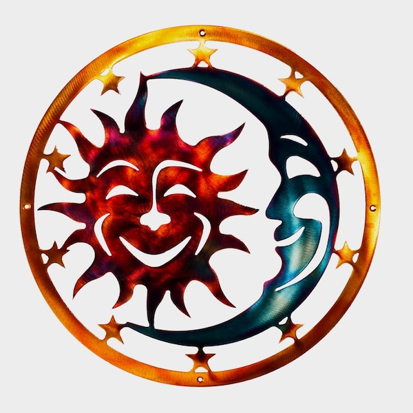 Copper Sun Wall Art - Etsy