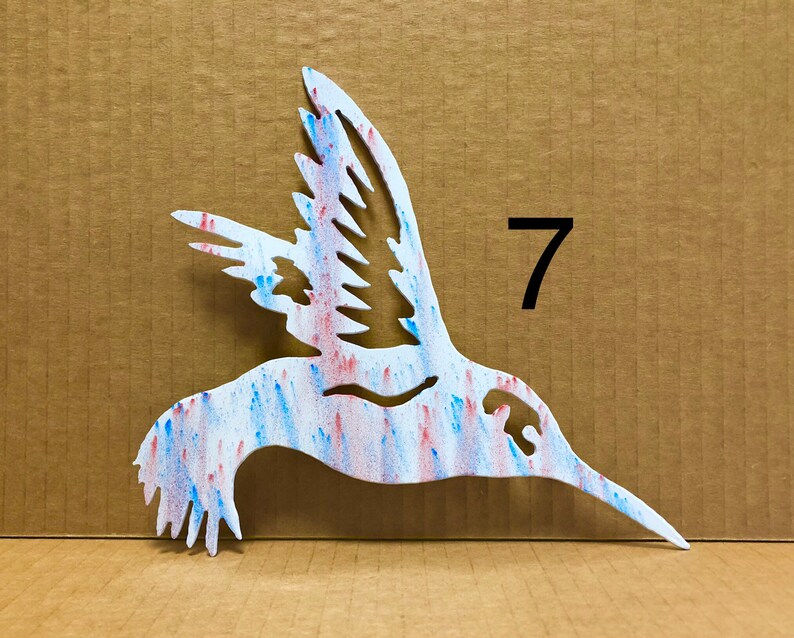 Hummingbird Metal Wall Art Indoor Outdoor in Assorted Colors - Etsy