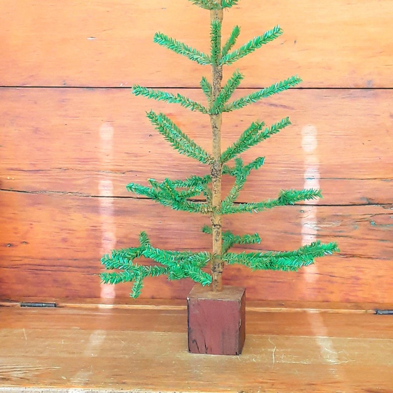 Primitive Christmas / Winter Faux Feather Tree Nearly 3 Feet - Etsy