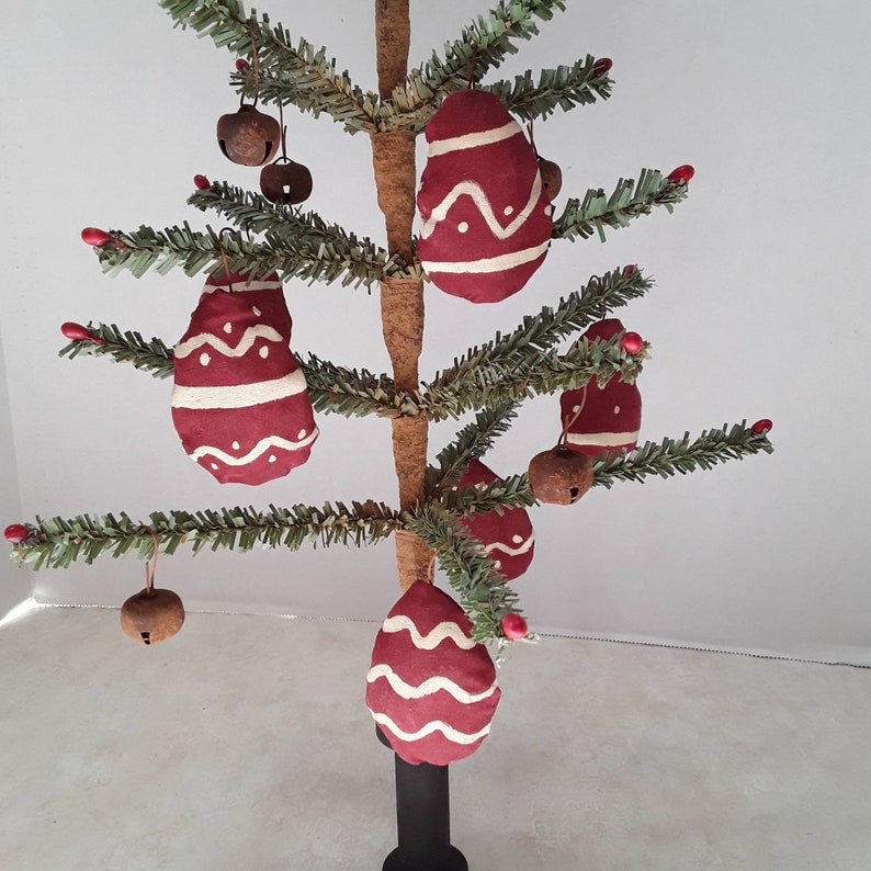 Primitive Easter Faux Feather Tree With Easter Egg Ornaments - Etsy