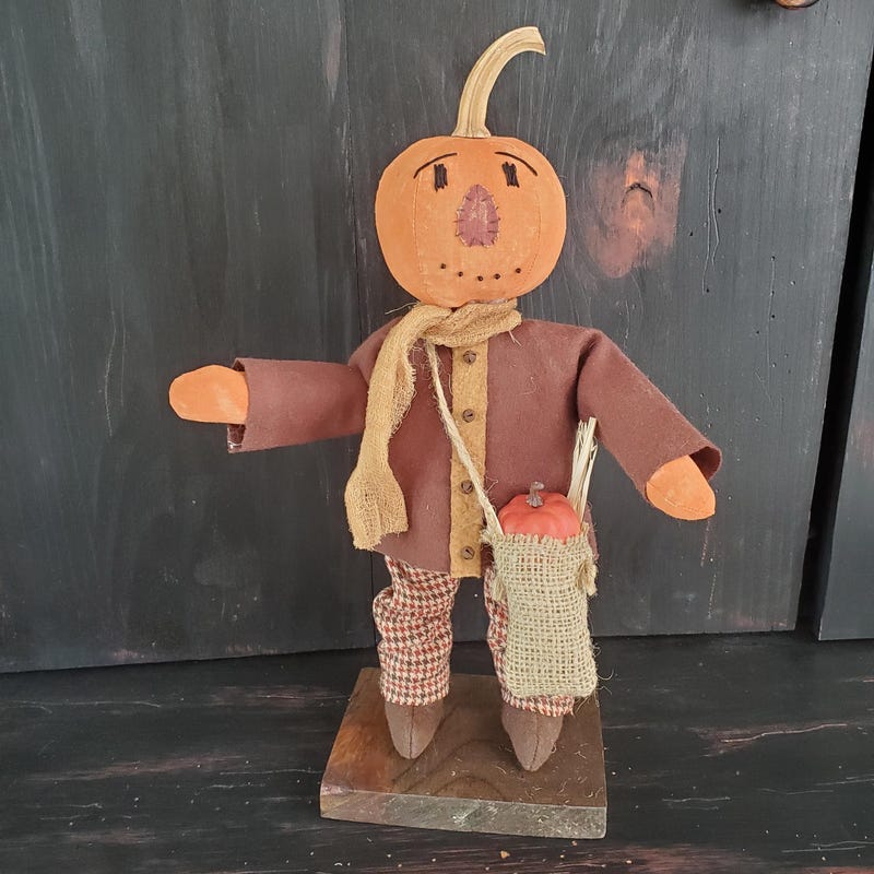 Primitive Scarecrow Doll - Etsy