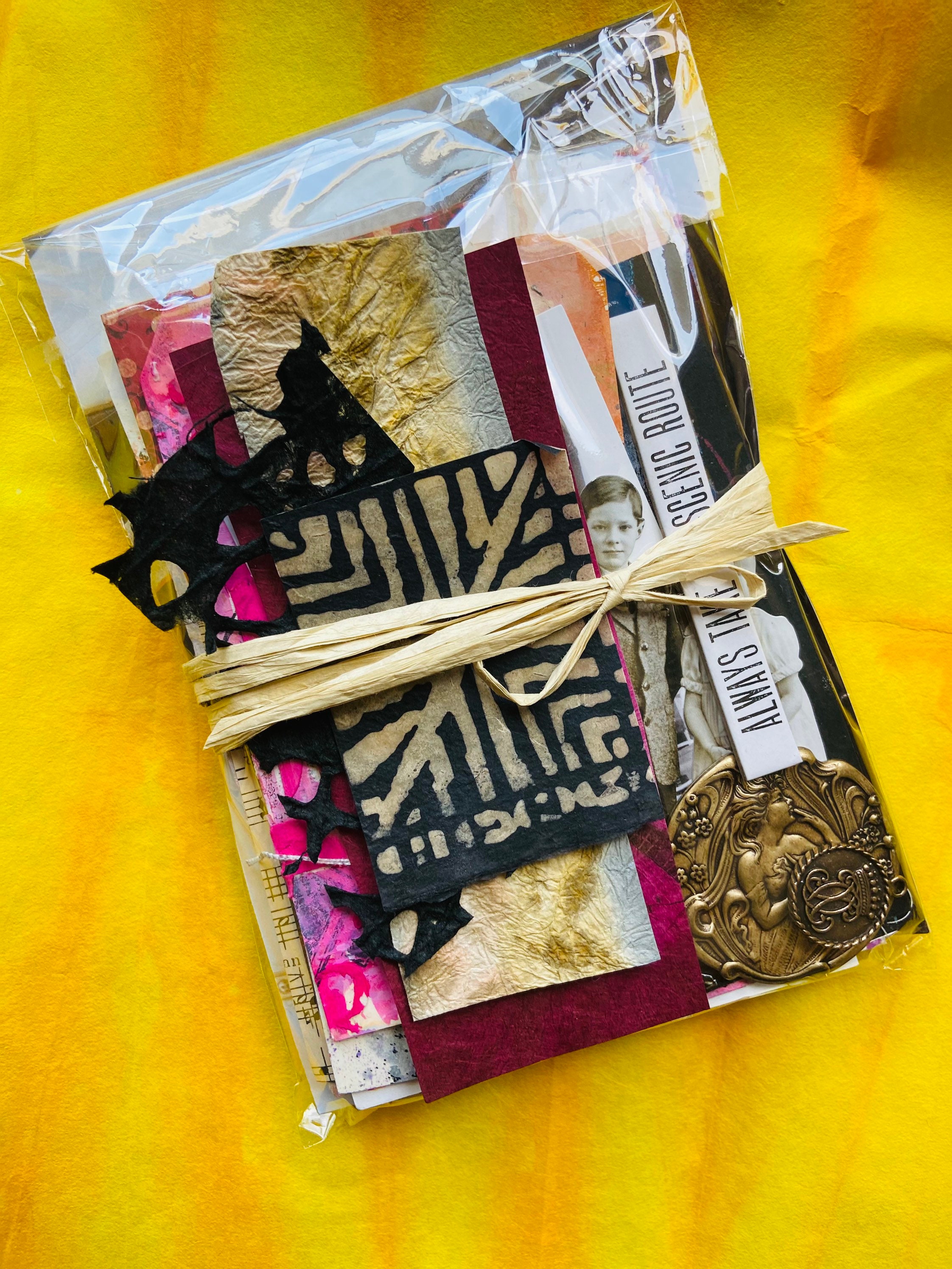Mystery Collage/curated Elements - Etsy