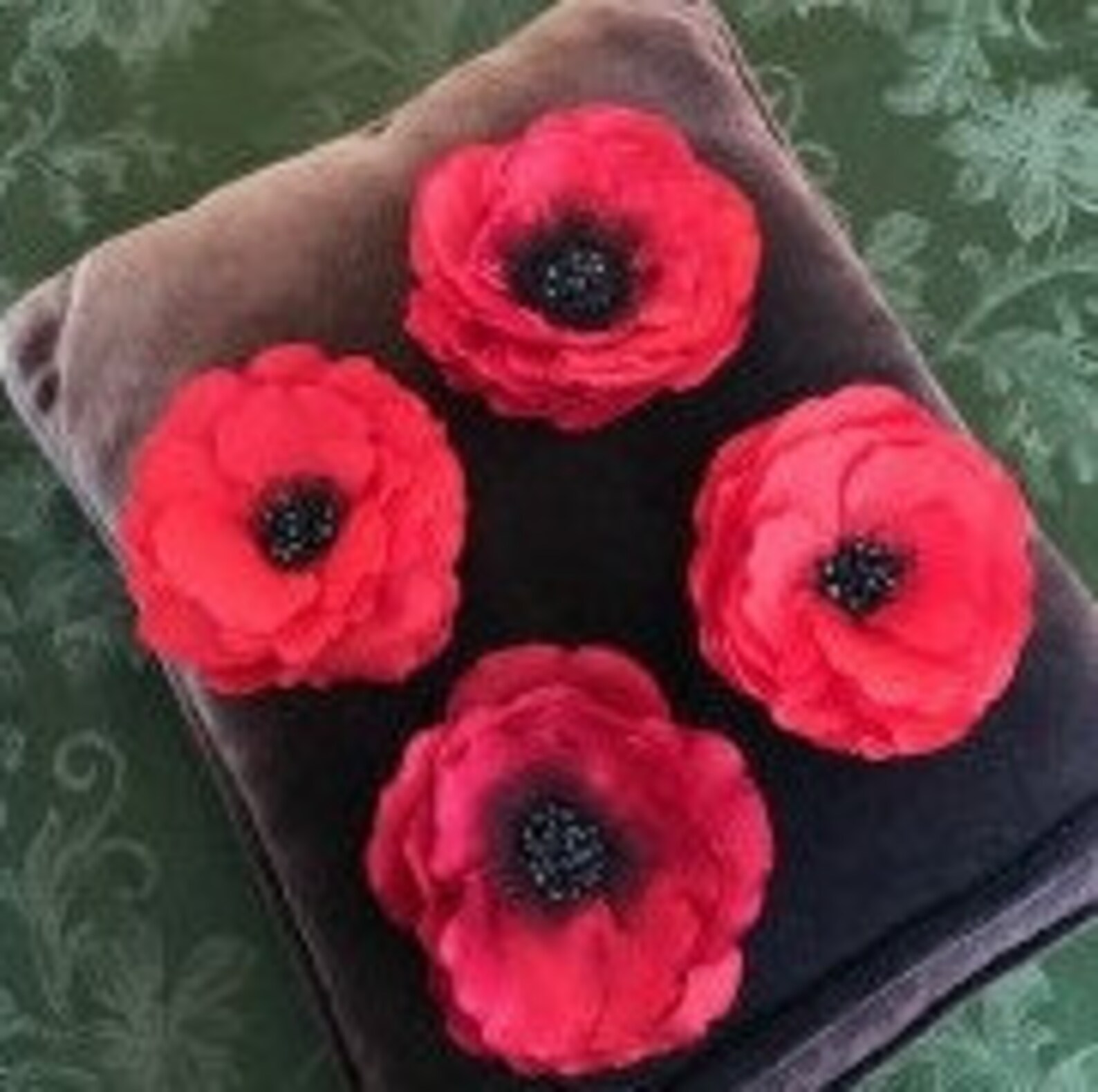 Very Beautiful Red Poppy Wrist Corsage Wedding Maid of - Etsy