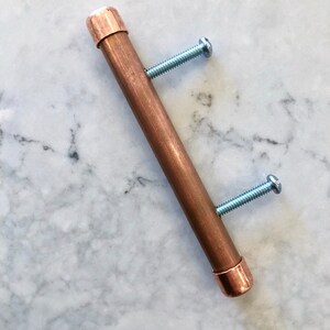 Copper Pinch Pulls & Knobs Low Profile - Etsy