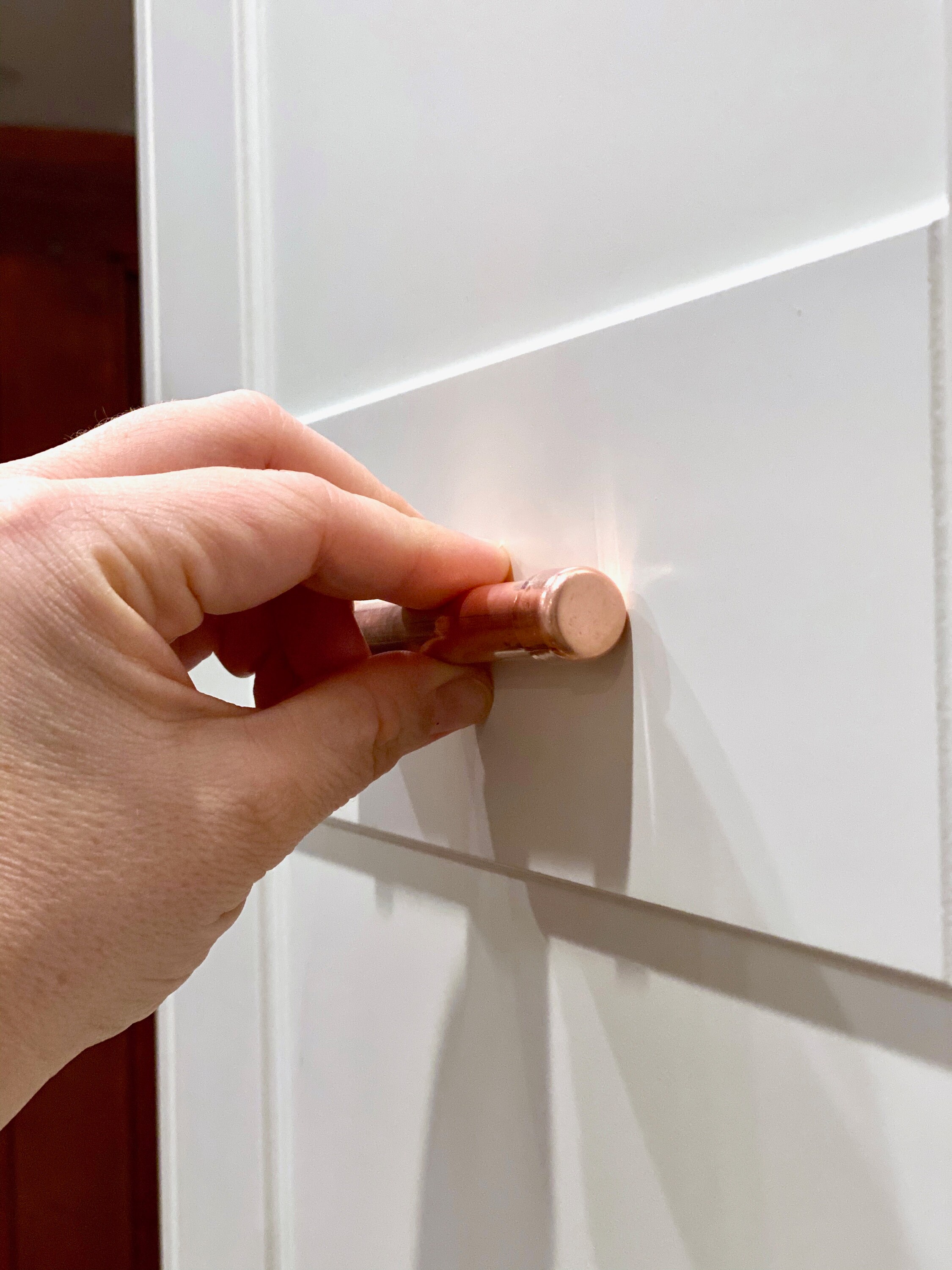 Copper Pinch Pulls & Knobs Low Profile - Etsy