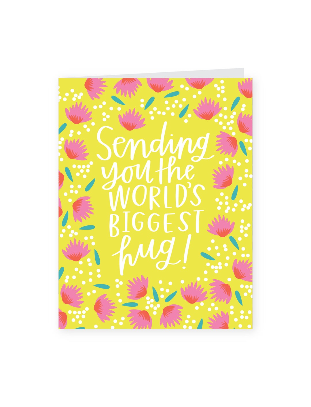 Sending You the World's Biggest Hug! Greeting Card • Instant Download ...