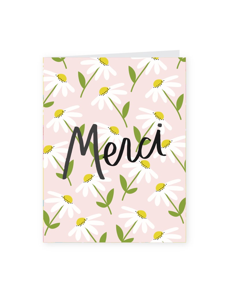 Merci Greeting Card Instant Download Download Onceprint Infinitely ...
