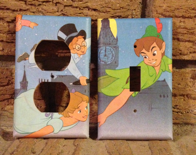 Peter Pan Light Switch and Electrical Outlet Cover Wendy PP7 - Etsy