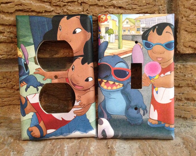 Lilo and Stitch Light Switch and Electrical Outlet Cover - Etsy