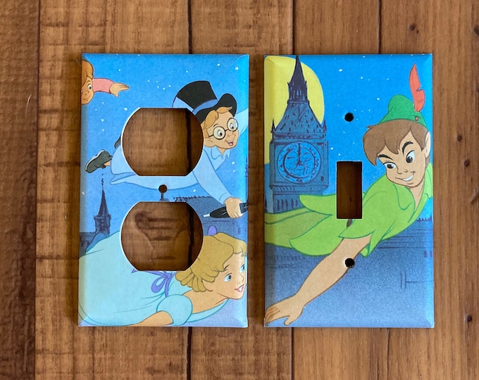 Peter Pan Light Switch and Electrical Outlet Cover, Wendy, PP7 - Etsy