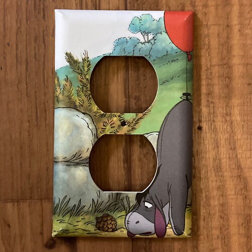 Winnie the Pooh Electrical Outlet Cover WTP26 - Etsy