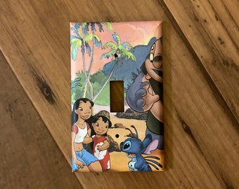 Stitch Switch Light Cover - Etsy