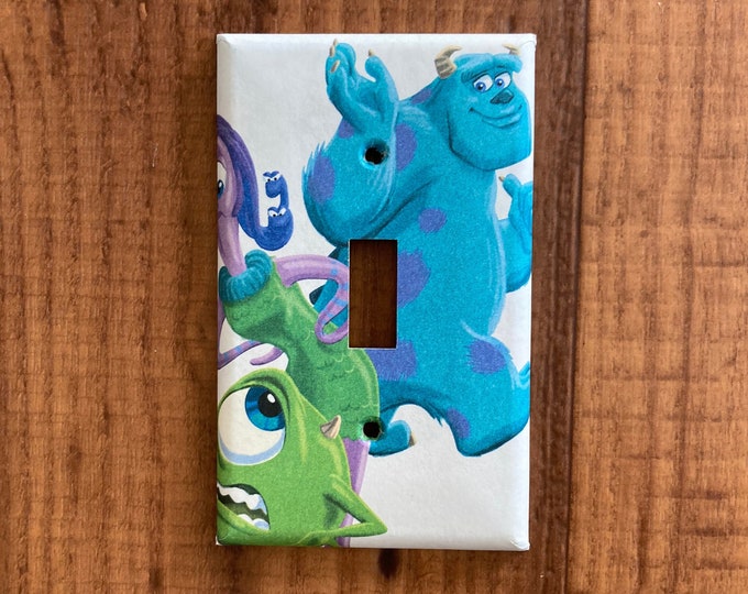 Monsters Inc Light Switch Plate Cover, MON7 - Etsy