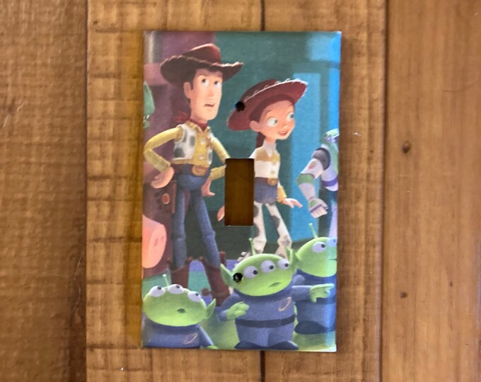 Toy Story Woody and Jessie Light Switch Cover TS14 - Etsy