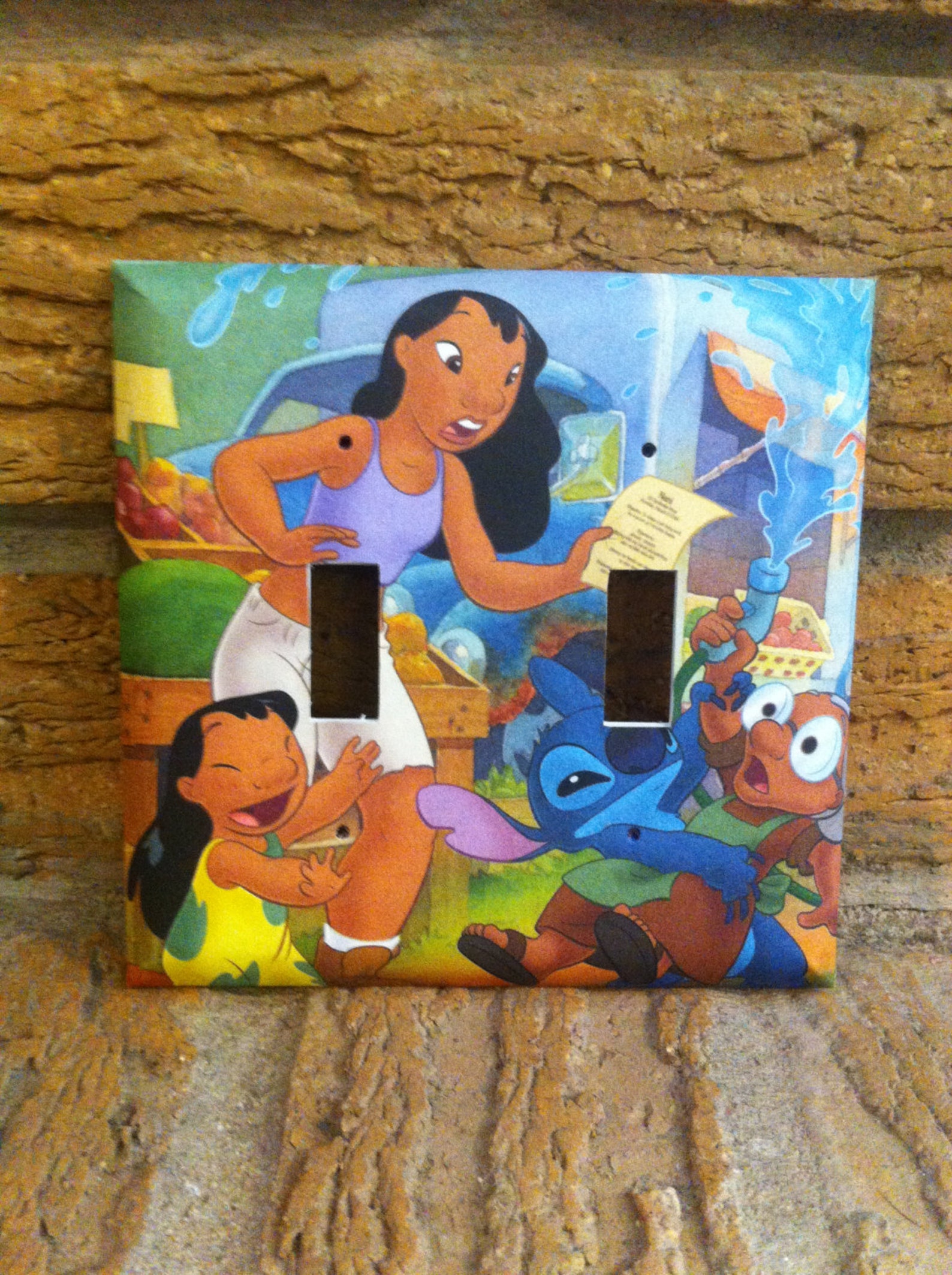 Lilo and Stitch Double Prong Light Switch Cover Lilo and - Etsy