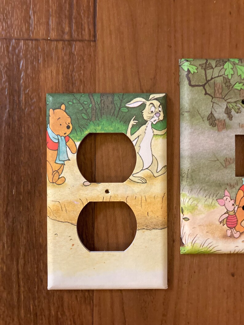 Winnie the Pooh Light Switch and Electrical Electrical Cover, WTP7 - Etsy
