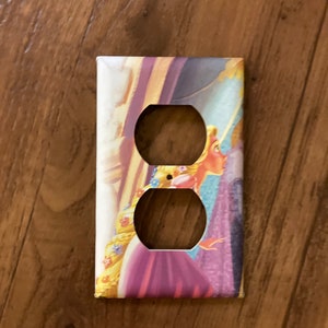 Tangled Electric Outlet Cover, Tangled Nursery, Baby Shower Gift, TAN7 ...