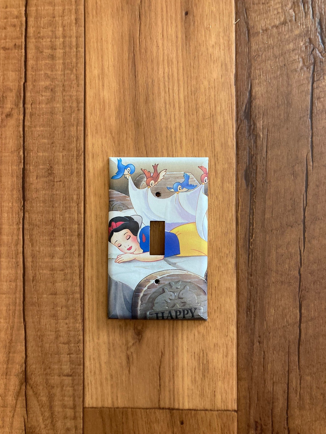 Adorable Snow White Light Switch Cover, Snow White and the Seven Dwarfs ...