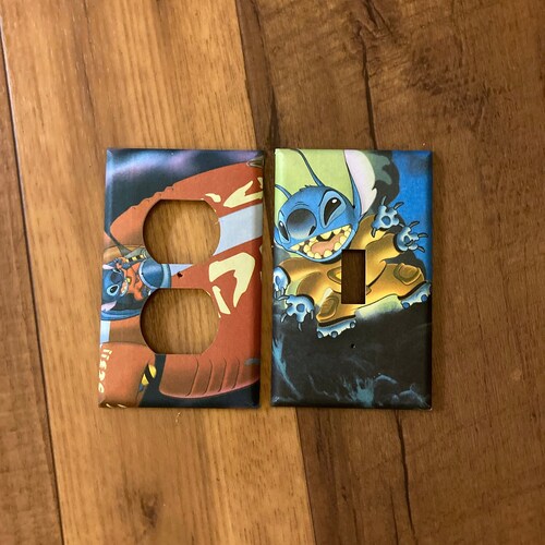 Lilo and Stitch Light Switch and Electrical Cover Stitch - Etsy