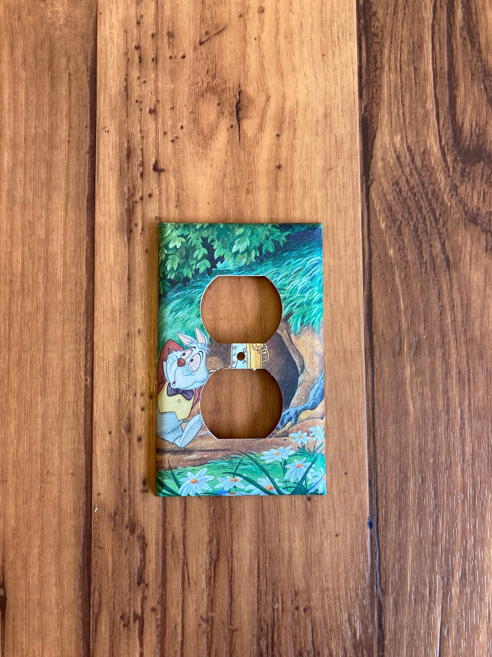 Alice in Wonderland White Rabbit Electrical Outlet Cover, Alice12 - Etsy