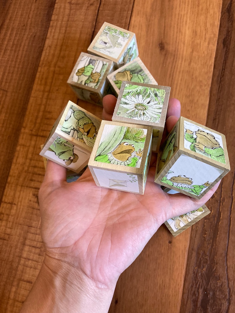 Frog and Toad Decorative Nursery Blocks - Etsy