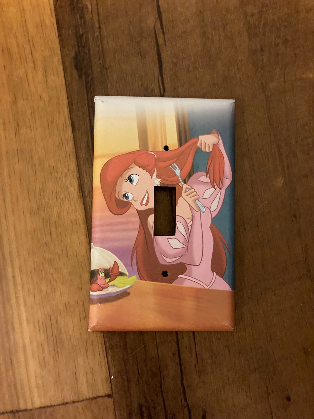 Little Mermaid Light Switch Cover, Little Mermaid Decor, Nursery, Ocean ...