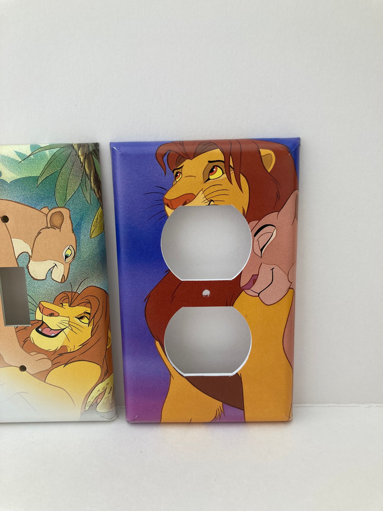 Lion King Simba and Nala Light Switch and Electrical Outlet - Etsy