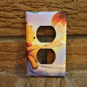 Winnie the Pooh Light Switch and Electrical Cover Christopher | Etsy