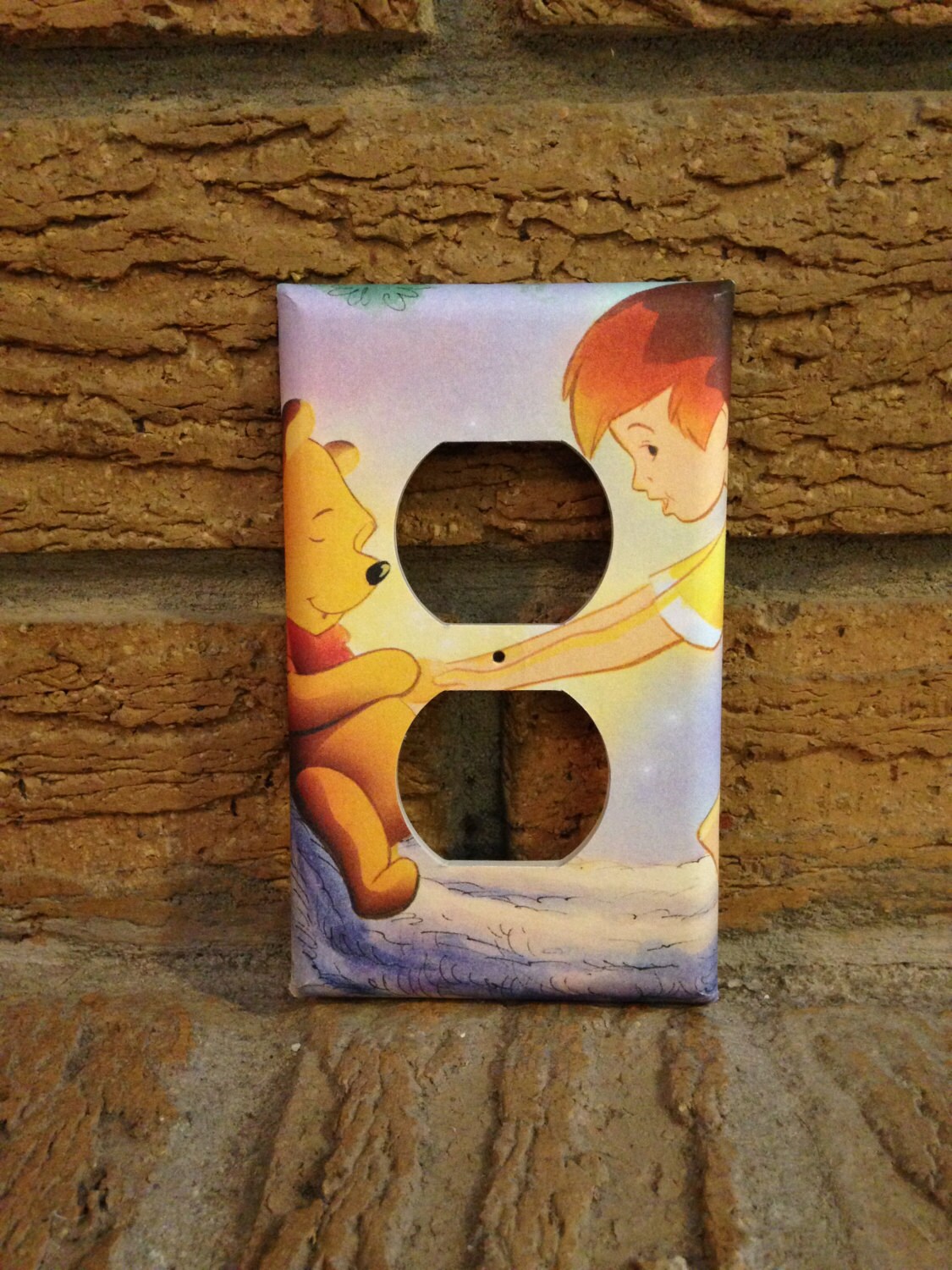 Winnie the Pooh Light Switch and Electrical Cover Christopher | Etsy