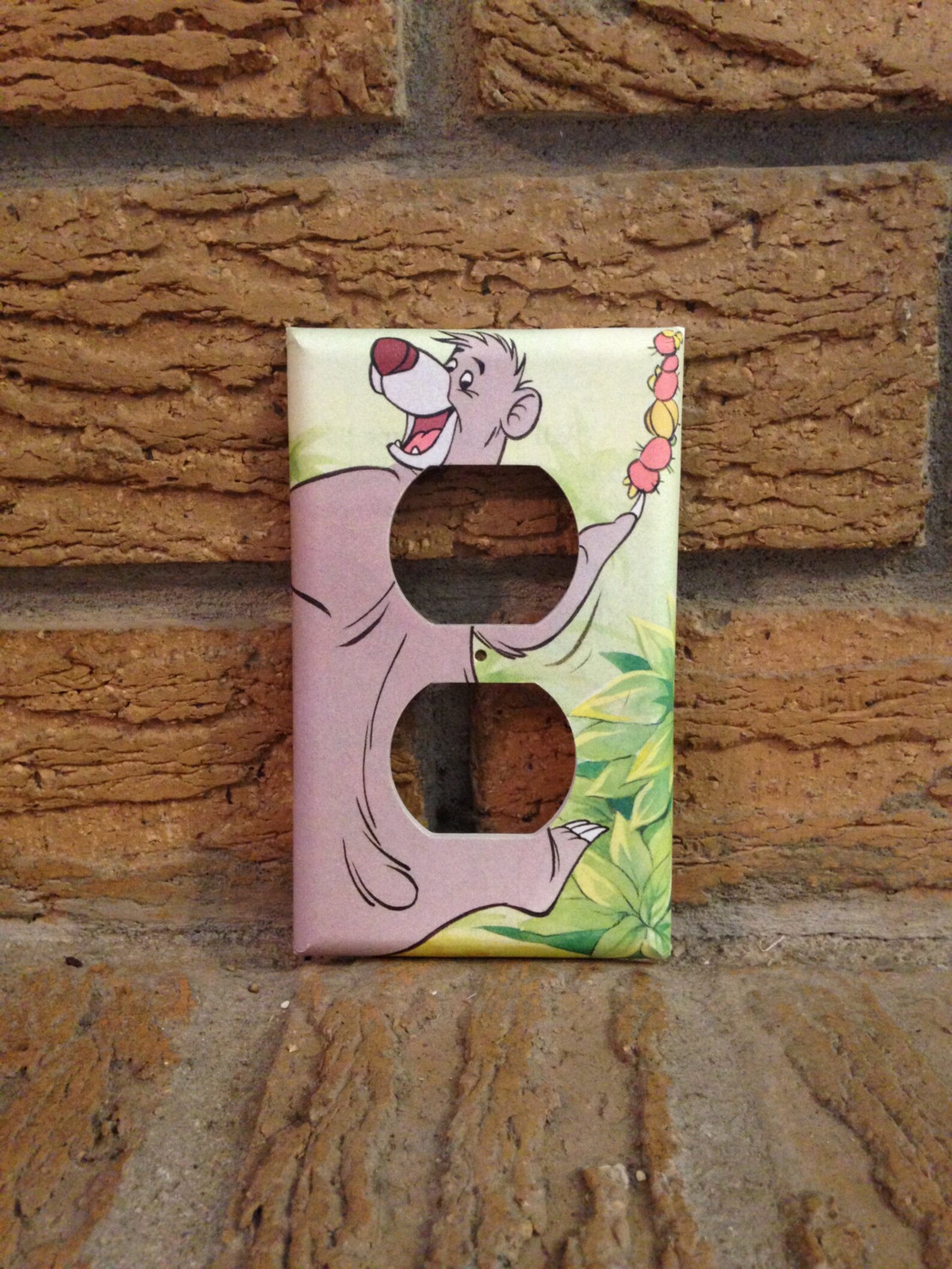 Jungle Book Baloo Electrical Plug-in Cover JB5 | Etsy
