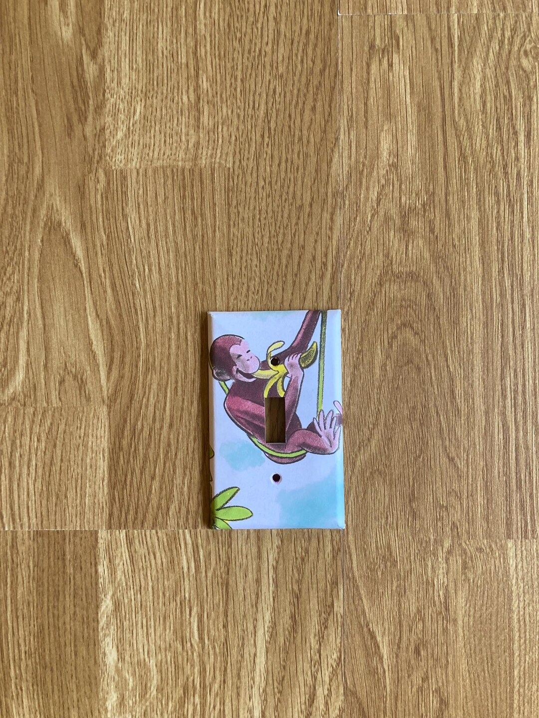 Curious George Light Switch Cover, Upcycled - Etsy