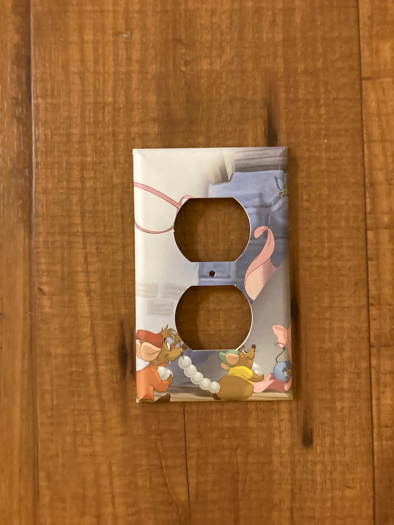 Cinderella Mice Electrical Outlet Cover Cinderella Decor - Etsy