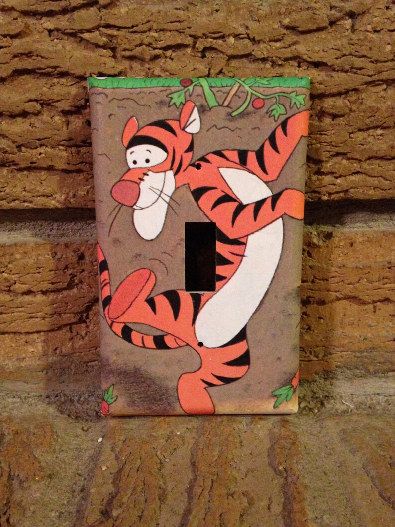 Winnie the Pooh Tigger Light Switch Plate Cover WTP23 - Etsy