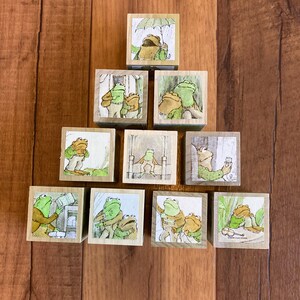 Frog and Toad Decorative Nursery Blocks - Etsy
