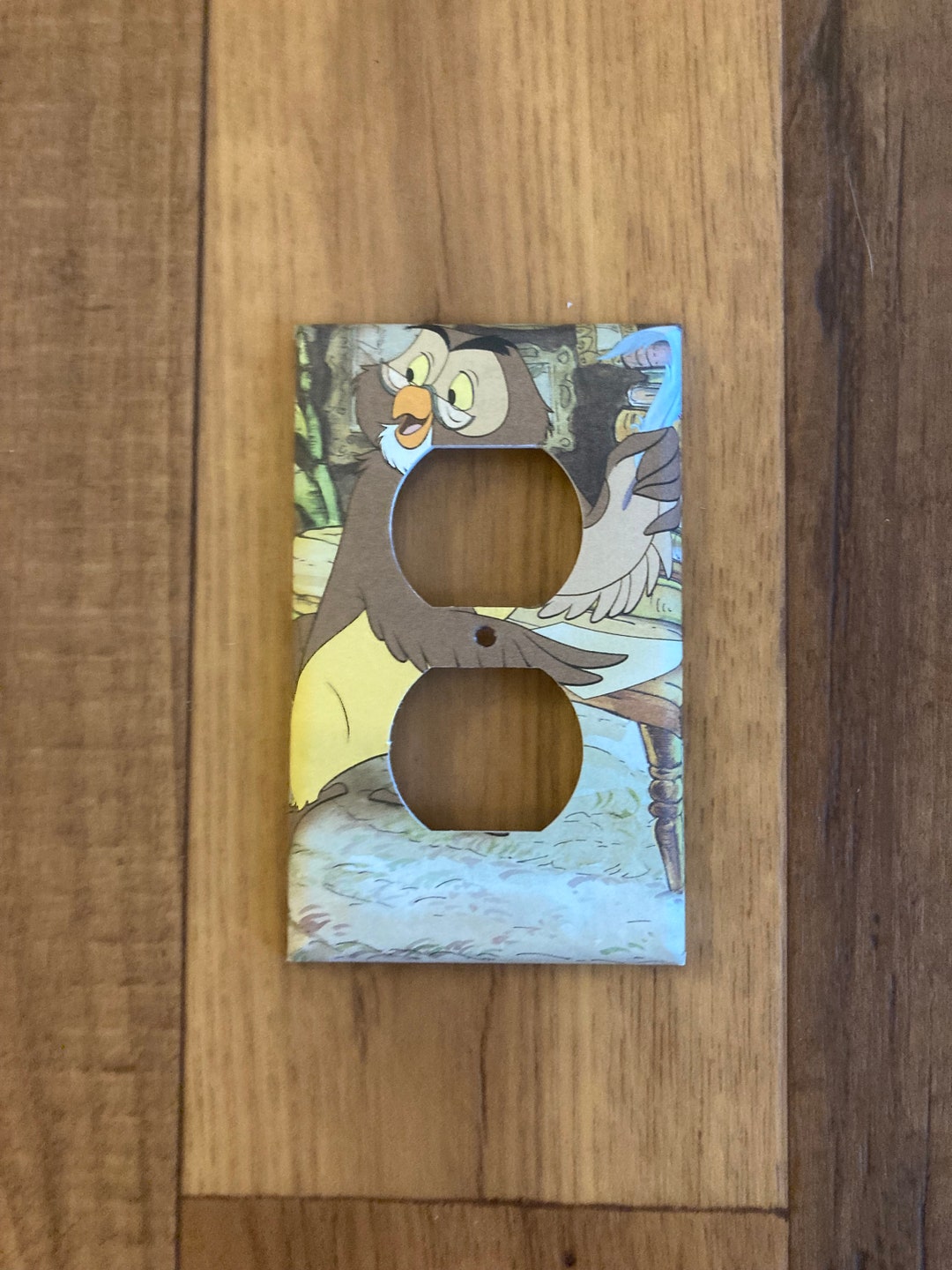 Winnie the Pooh Owl Electrical Outlet Cover, Winnie the Pooh Nursery ...