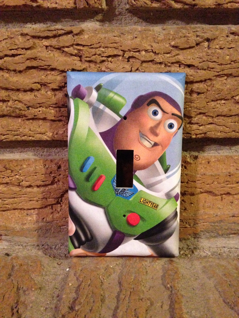 Buzz Lightyear Toy Story Light Switch Cover Toy Story Decor | Etsy