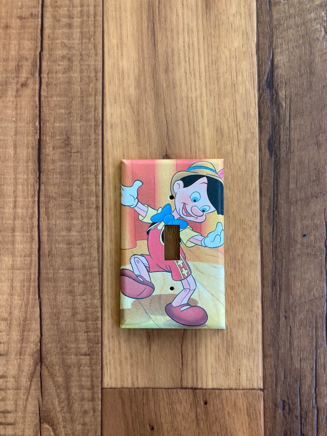 Pinocchio Does a Dance Light Switch Cover, Pinocchio Decoration, PIN4 ...