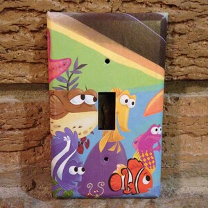 Finding Nemo Tank Life Light Switch Cover, Gill Peach, FN4 - Etsy