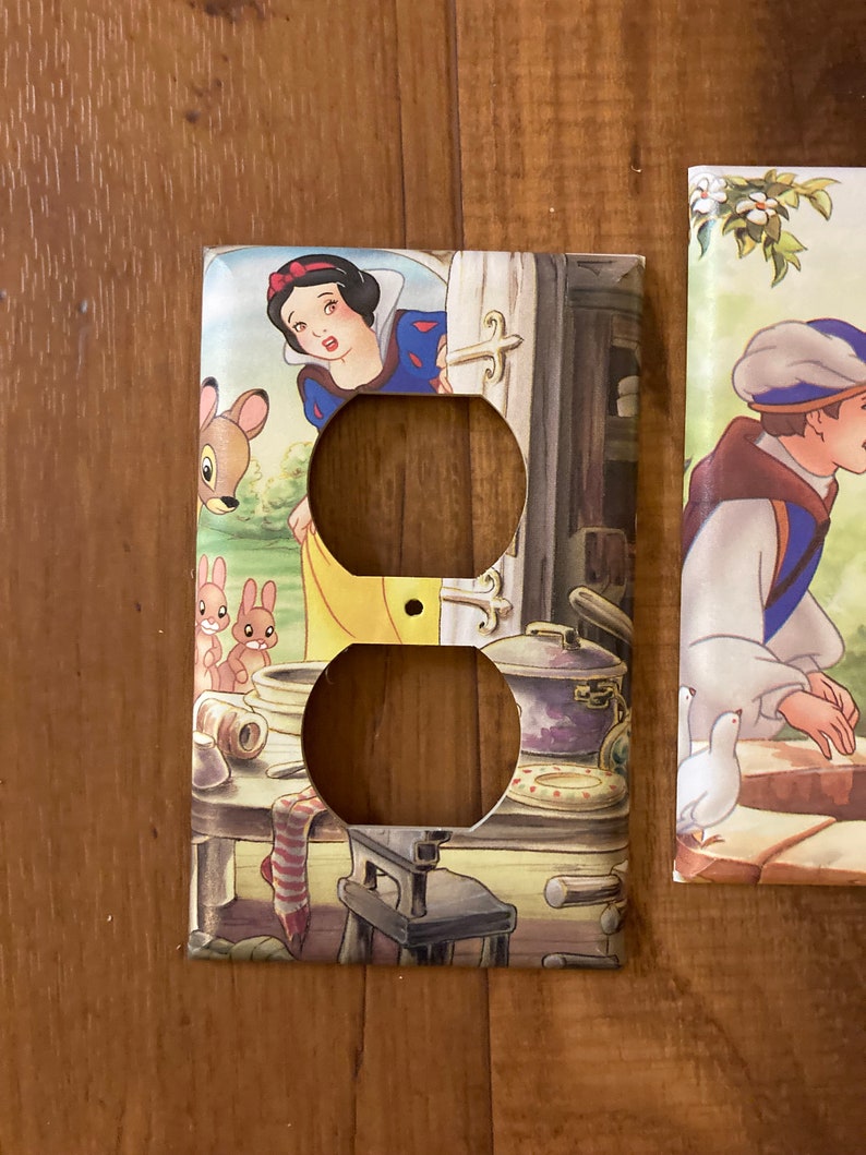 Snow White and the Seven Dwarfs Light Switch Cover and Electrical Cover ...