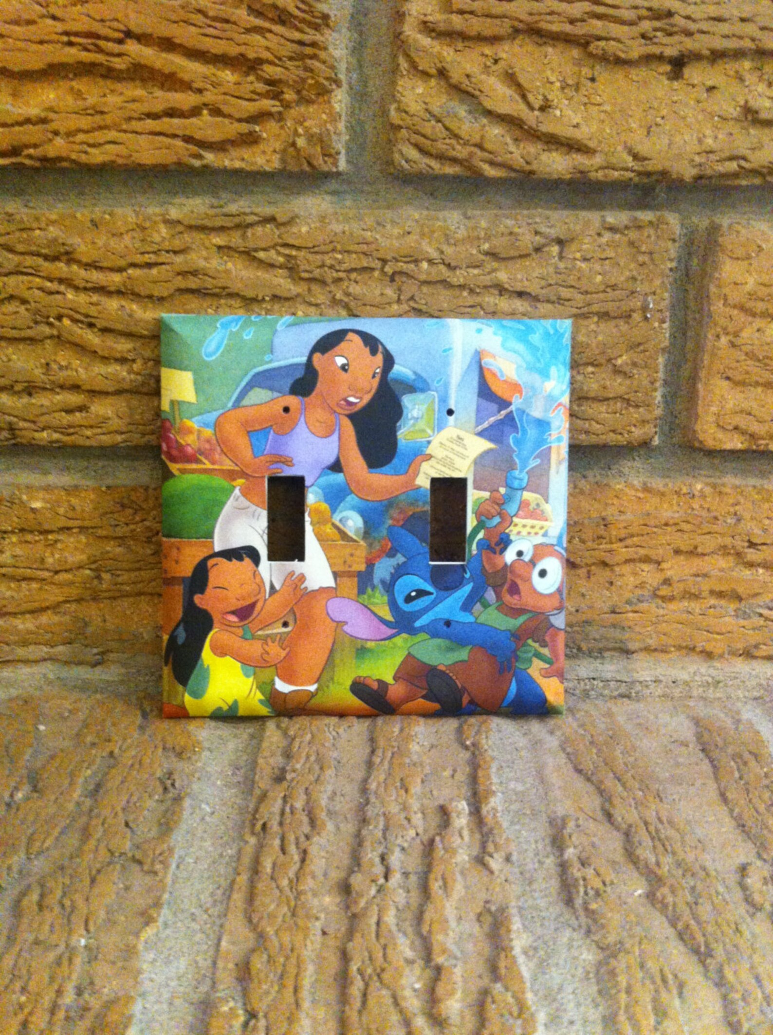 Lilo and Stitch Double Prong Light Switch Cover Lilo and - Etsy
