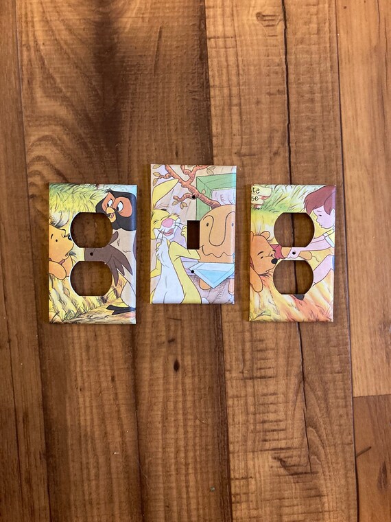 Winnie the Pooh Light Switch and Electrical Covers - Etsy