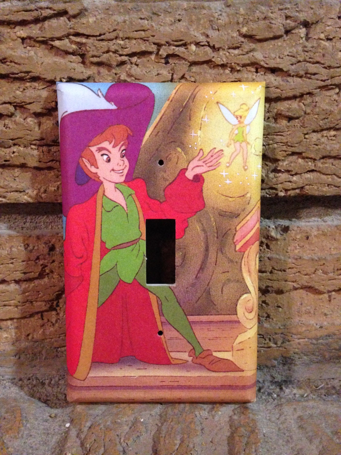 Peter Pan and Tinker Bell Light Switch Plate PP15 | Etsy