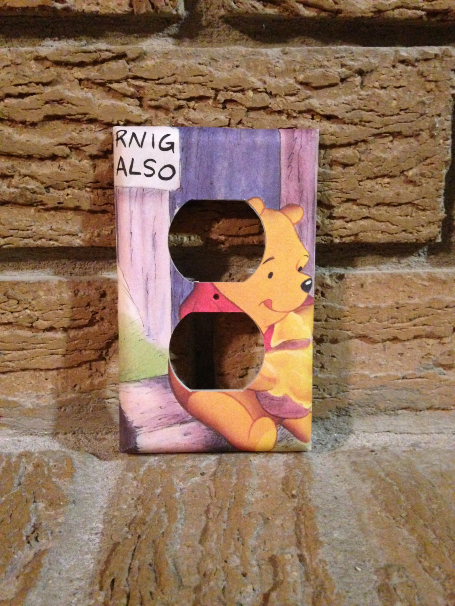 Winnie the Pooh Electrical Outlet Cover WTP26 | Etsy