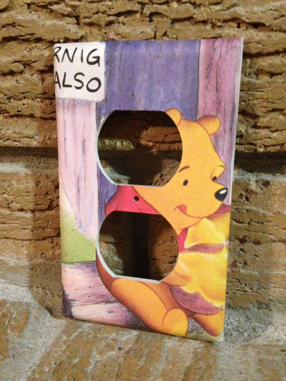 Winnie the Pooh Electrical Outlet Cover WTP26 | Etsy