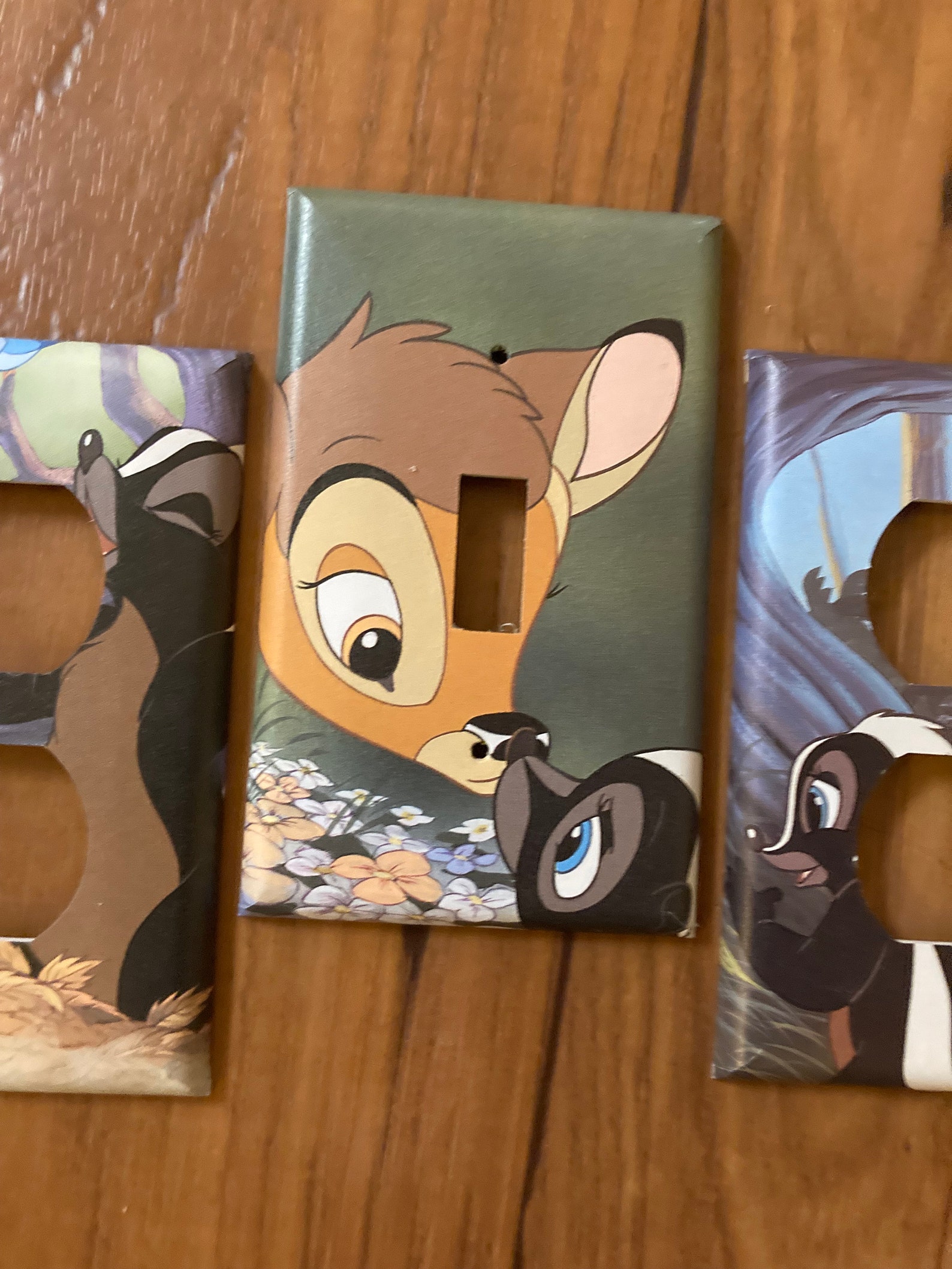 Bambi and Flower Light Switch and Electrical Covers BAM5 - Etsy