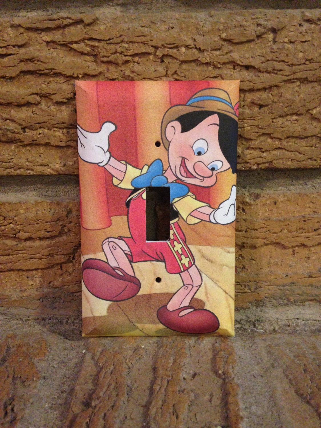Pinocchio Does a Dance Light Switch Cover Pinocchio - Etsy