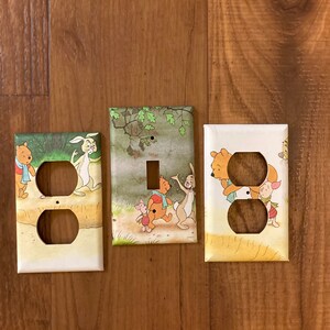 Winnie the Pooh Light Switch and Electrical Electrical Cover, WTP7 - Etsy