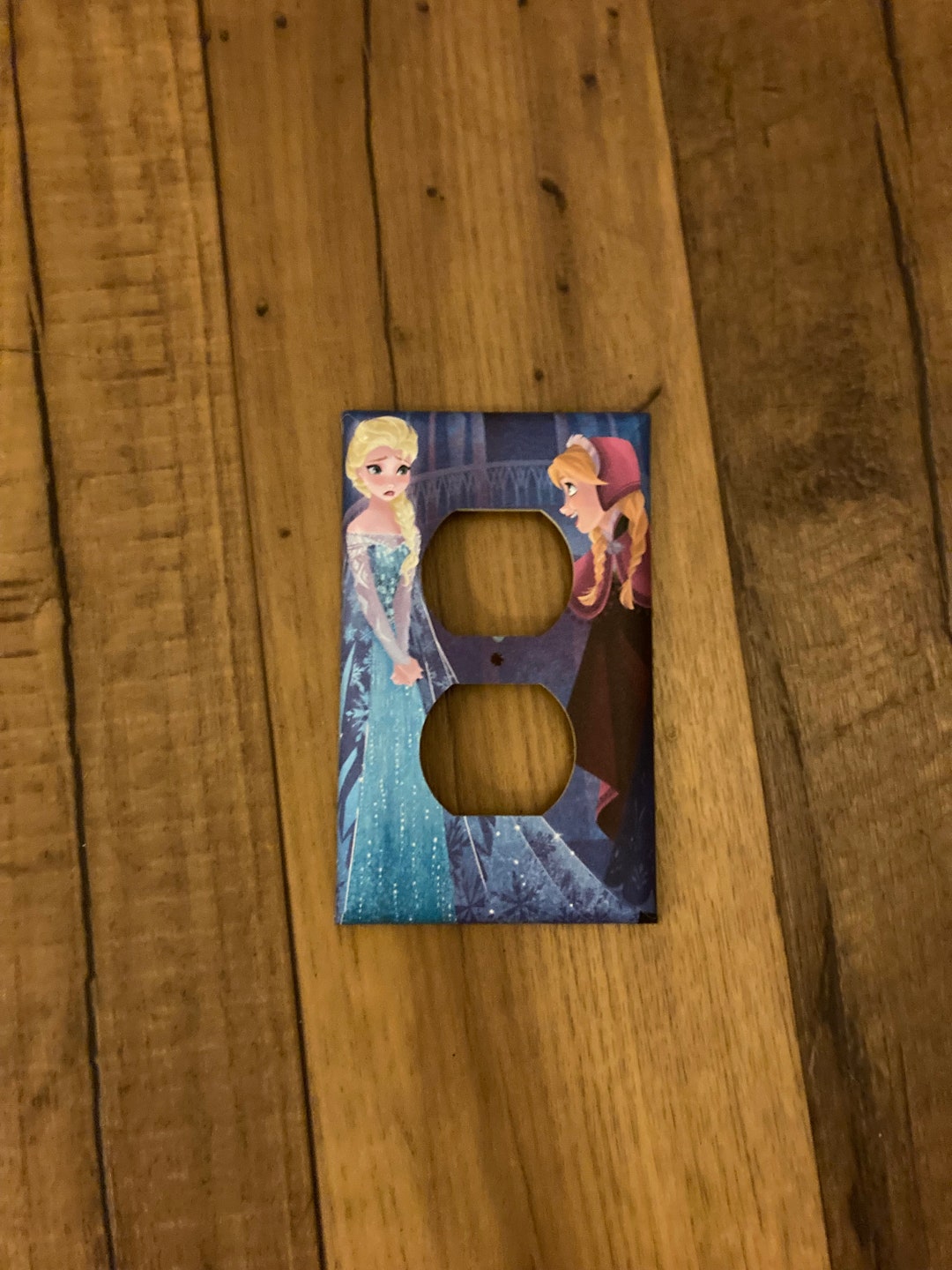 Frozen Anna and Elsa Switch Plate FROZ7 - Etsy