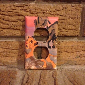 Simba and Hyenas Lion King Electrical Outlet Plate Cover | Etsy